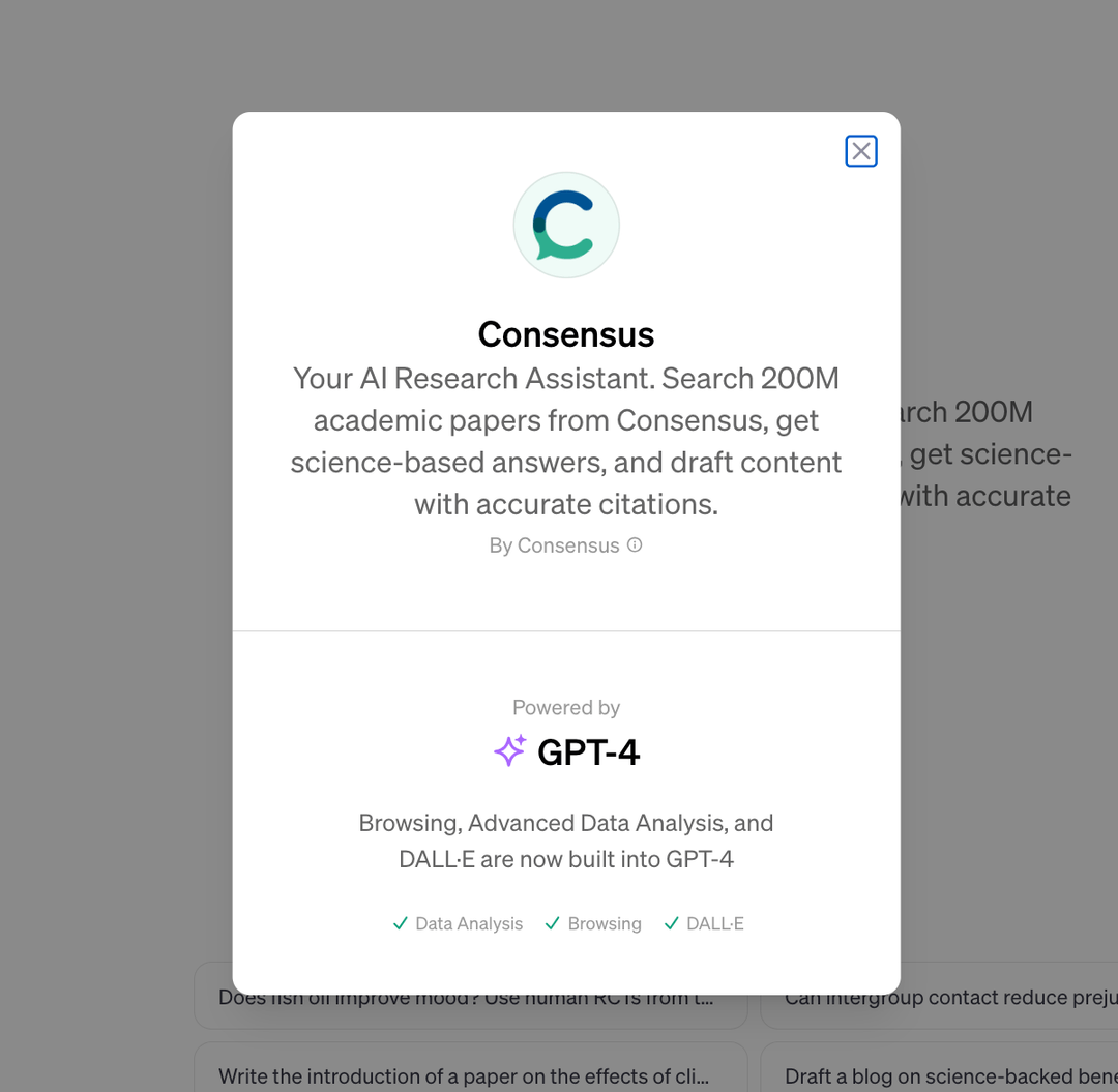 Consensus on GPT Review | The world's largest & most trusted source on GPTs.